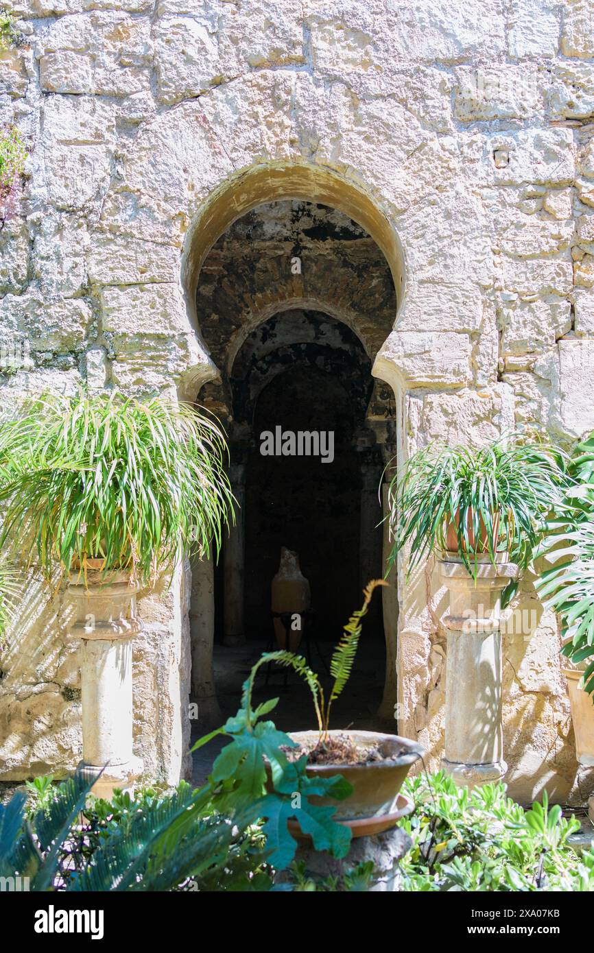 The Arab Baths of Palma de Mallorca, Balearic Islands, Spain Stock ...