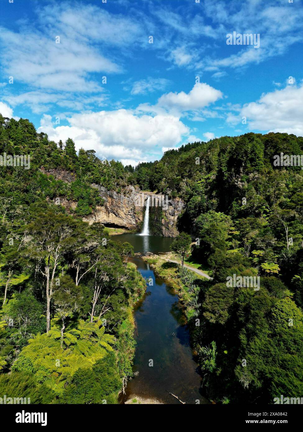 The Hunua Falls in Auckland, New Zealand Stock Photo - Alamy