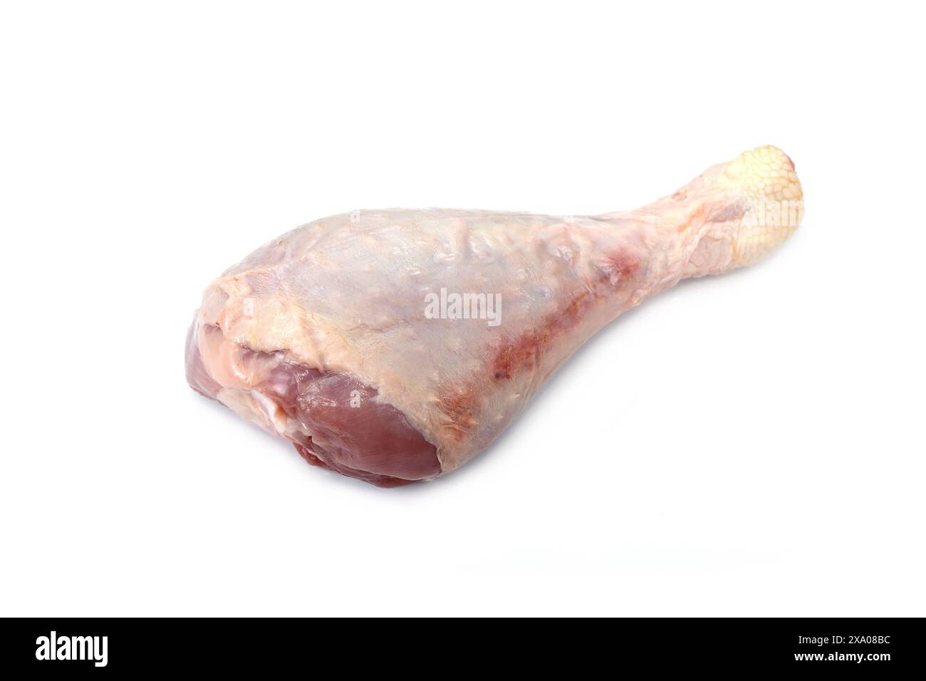 Raw turkey leg, drumsticks isolated on white Stock Photo - Alamy