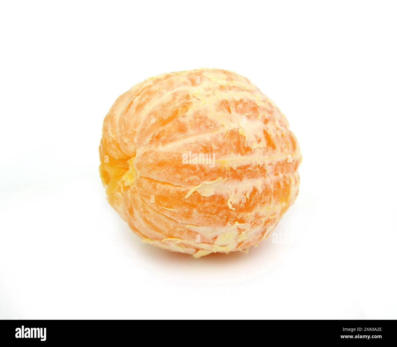 Peeled orange isolated on white background Stock Photo - Alamy