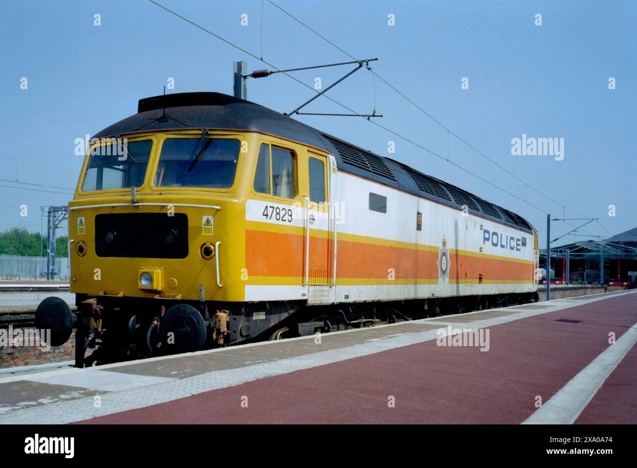 original british rail diesel locomotive class 47 brush 4 number 47829 ...