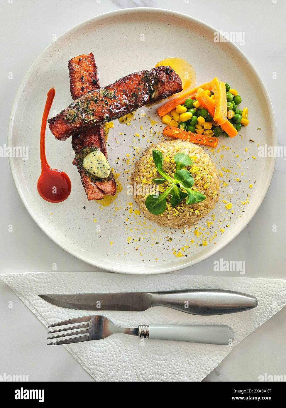 Dining tabletop hi-res stock photography and images - Alamy
