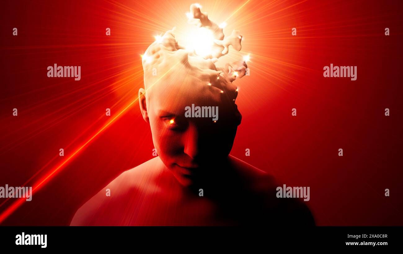 Brain potential. Ideas and innovation. Free your mind. Synapses and ...