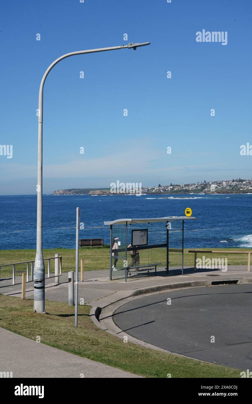 Bus stop on the beach hi-res stock photography and images - Alamy