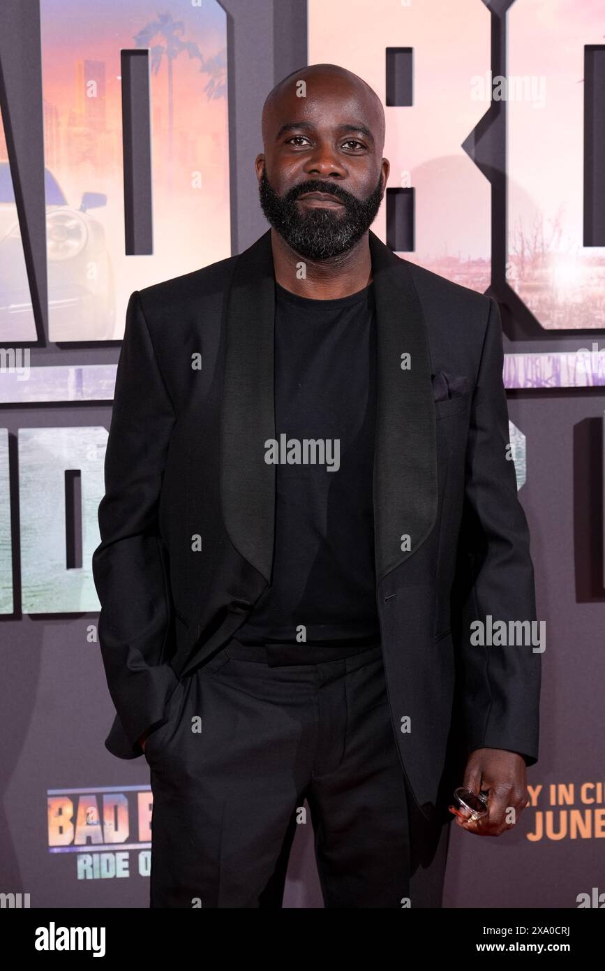 Melvin Odoom attends a gala screening for Bad Boys: Ride or Dye, at ...