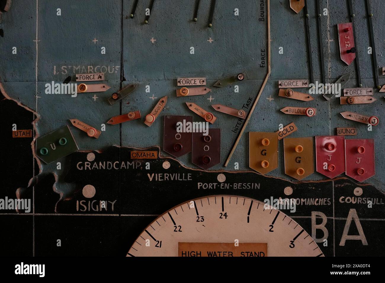 A detailed view of the map showing the invasion routes takes by the ...