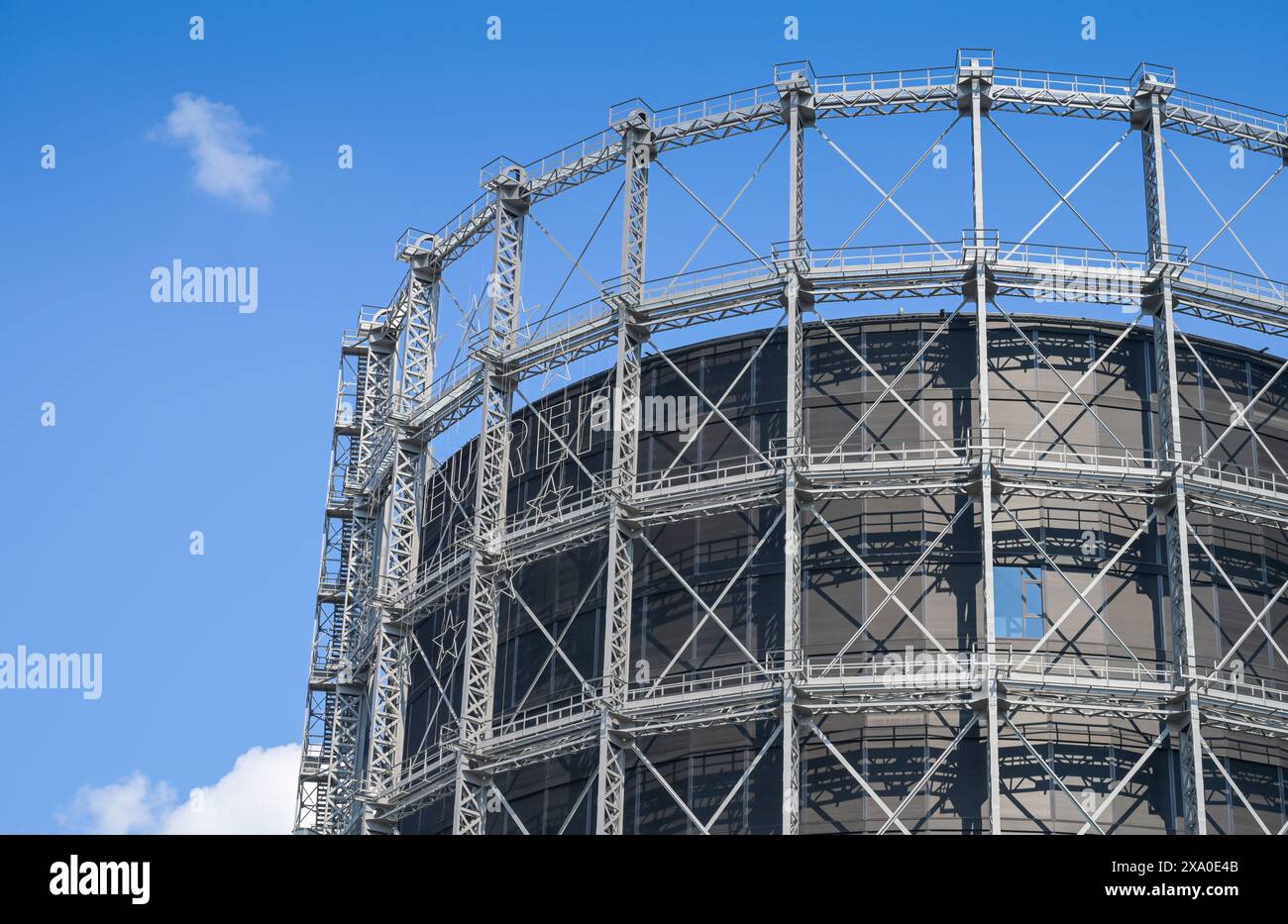 Gasometer, EUREF-Campus, Schöneberg, Berlin, Deutschland Stock Photo ...