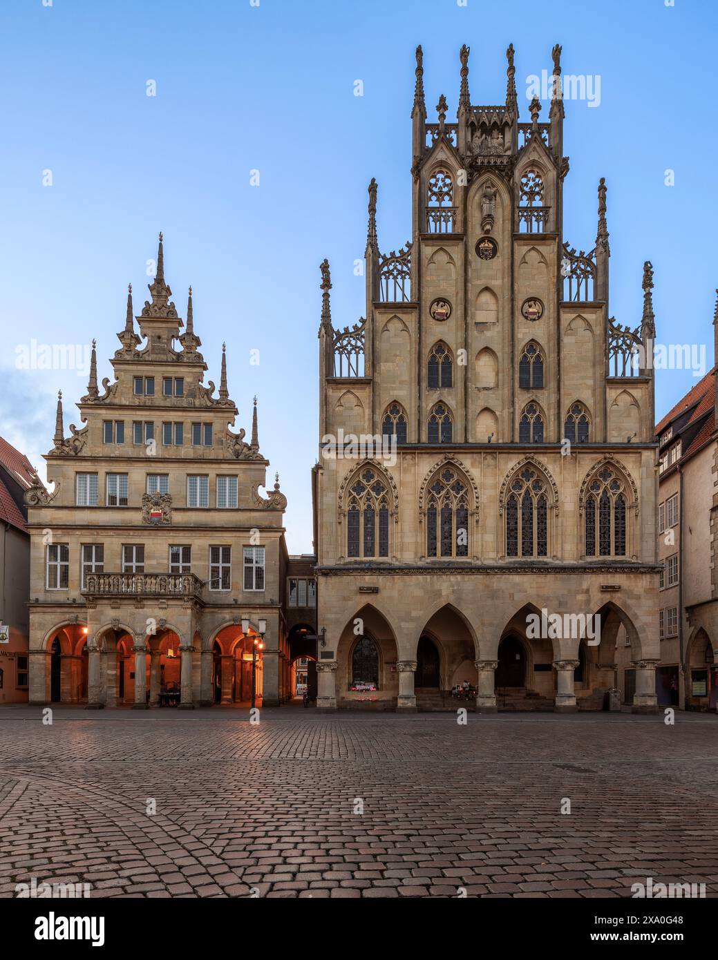 Stunning Muenster Town Hall in NRW, Germany Stock Photo - Alamy