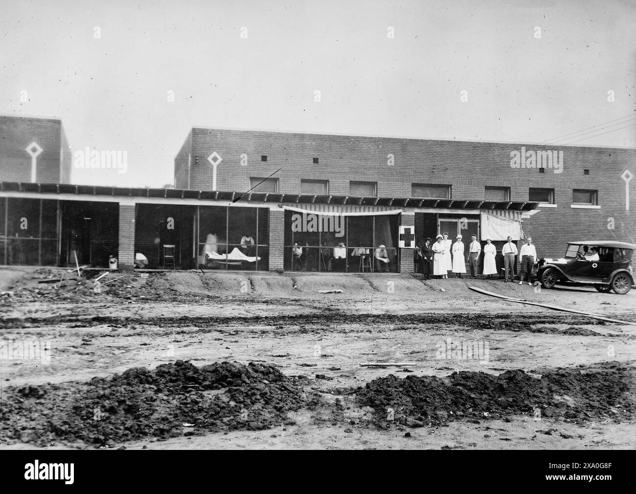The Red Cross dispensary after the race riots Tulsa, Oklahoma ...