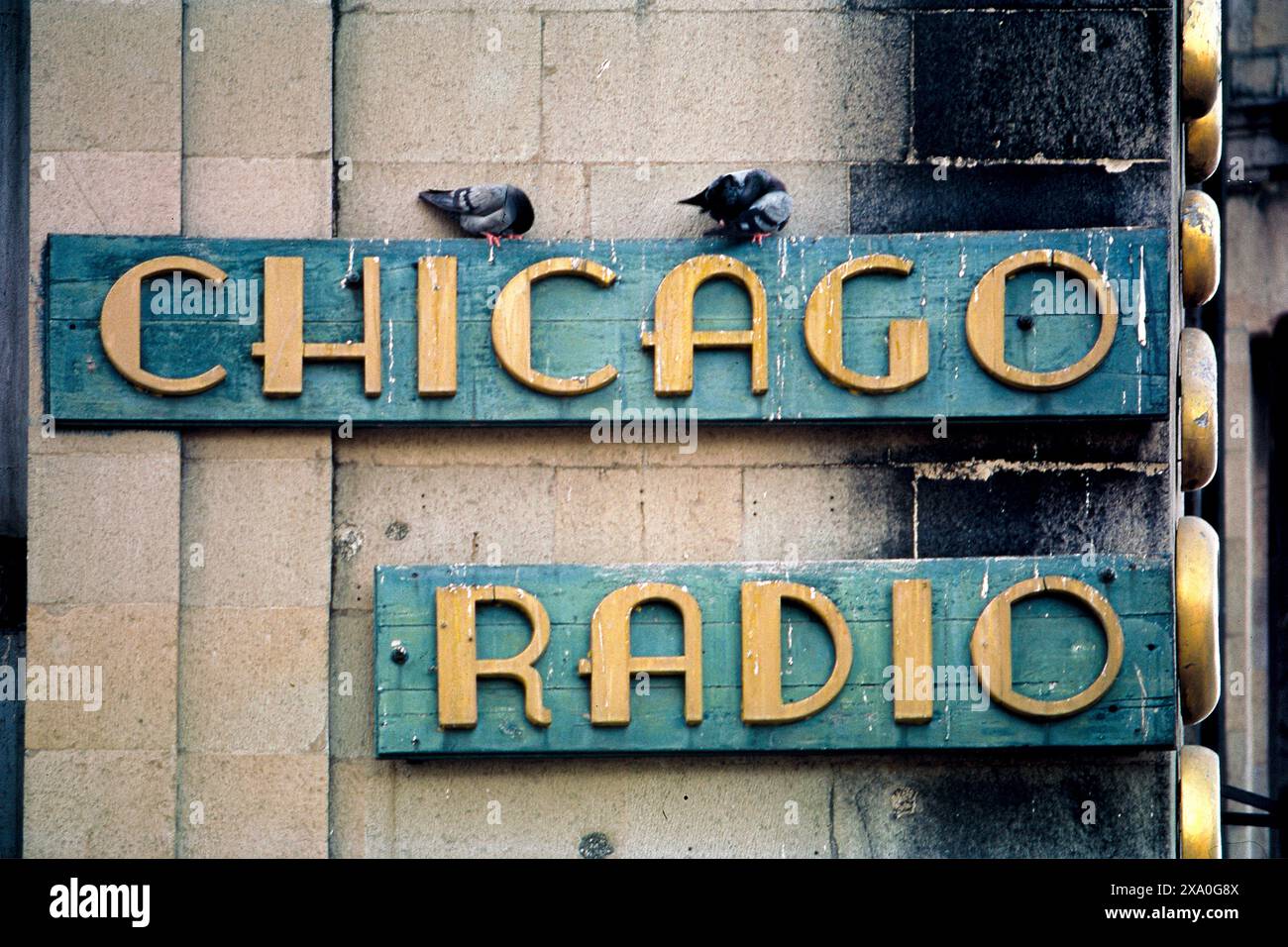 09 30 2006 Vintage Old Wooden Art Deco typography, Sign board Bombay ...