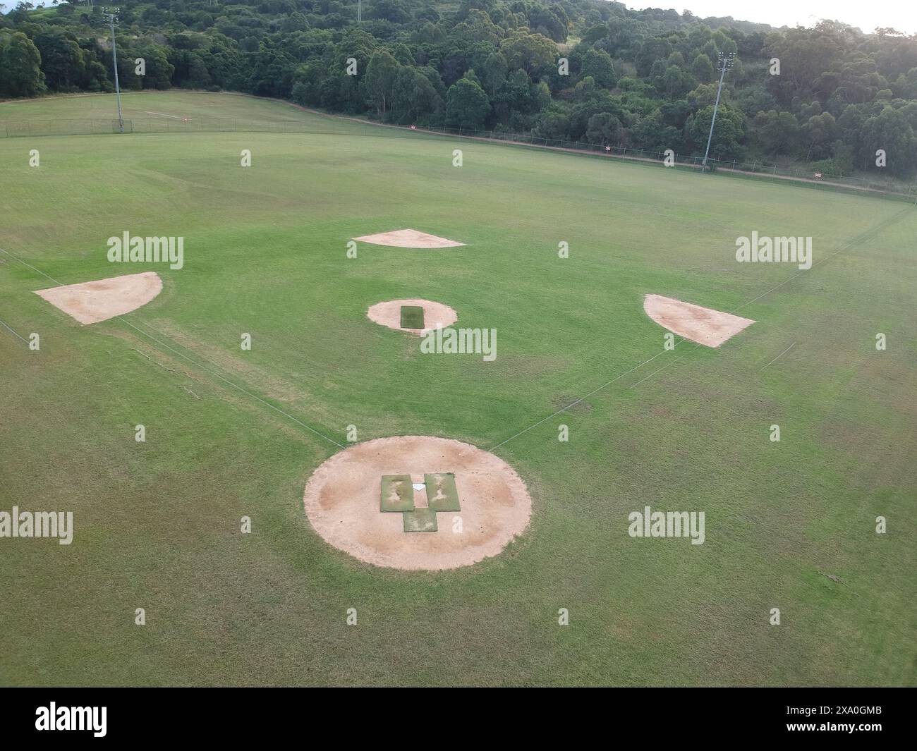 Baseball field diamond aerial hi-res stock photography and images - Alamy