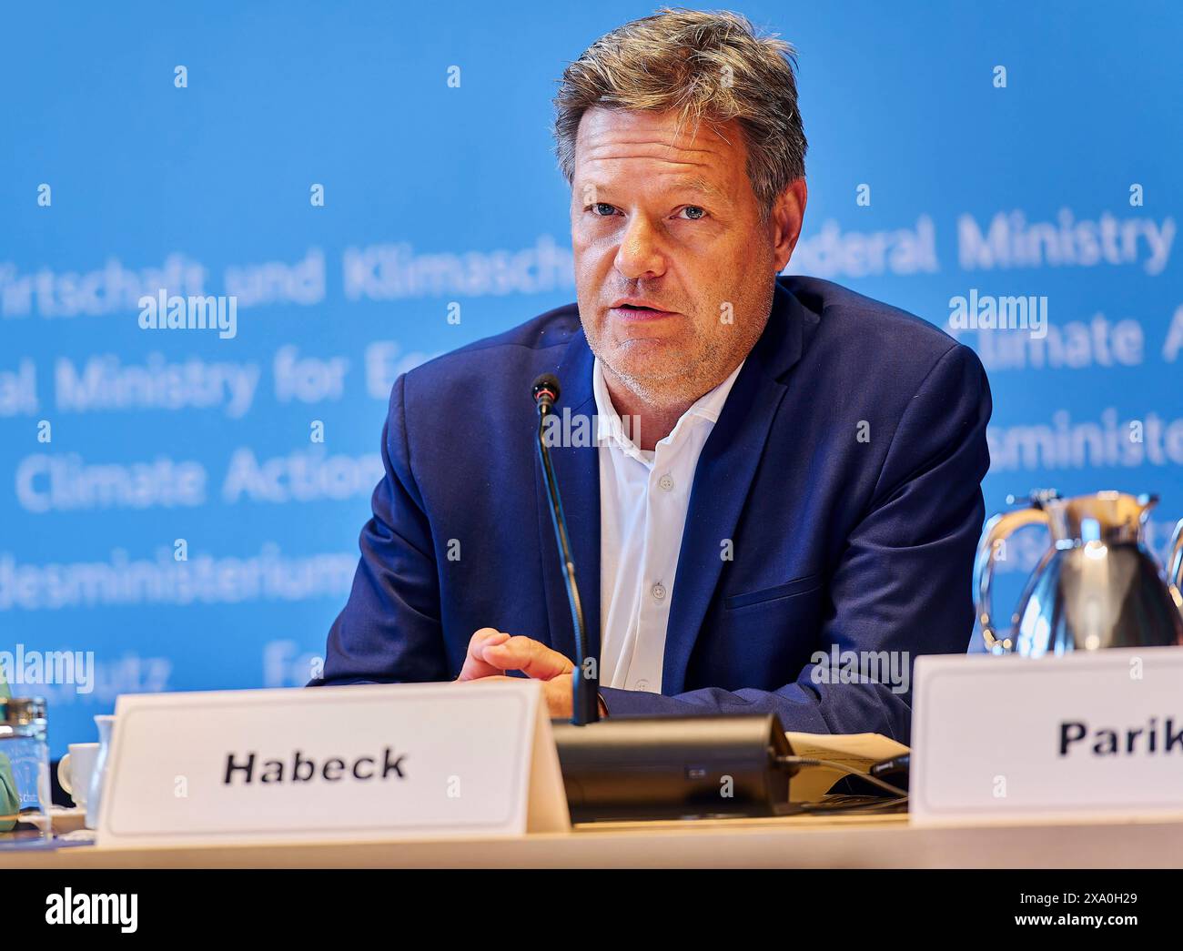 Robert Habeck - US-German Space Dialogue im BMWK EUR, Deutschland, Berlin, 03.06.2024 ...