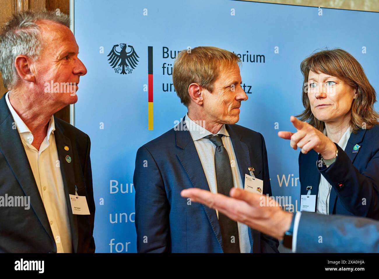 Albert Zaglauer Godela Rossner Frank Webb - US-German Space Dialogue im BMWK EUR, Deutschland ...