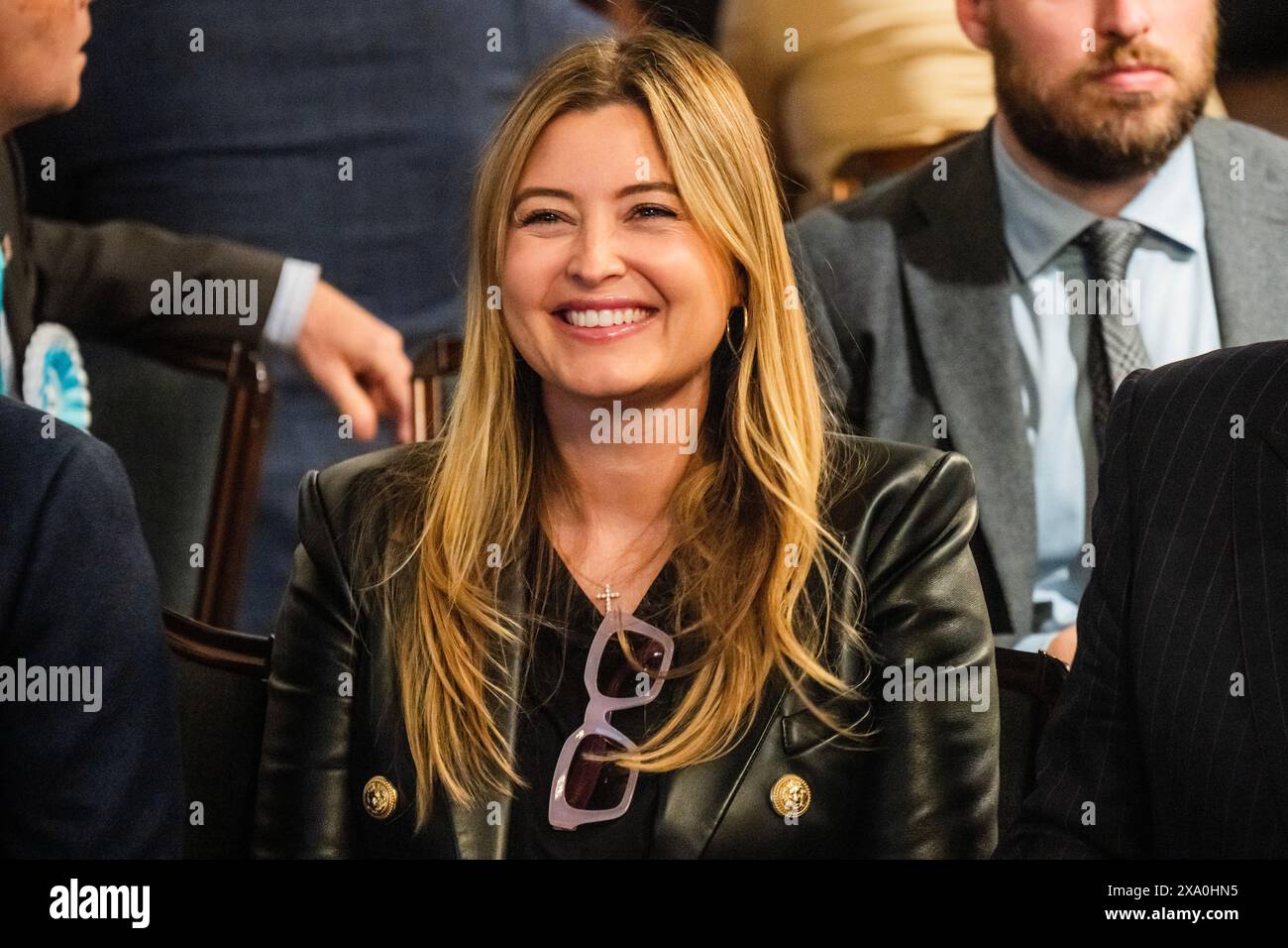 London, UK. 3rd June, 2024. Holly Valance shows her support - Nigel ...