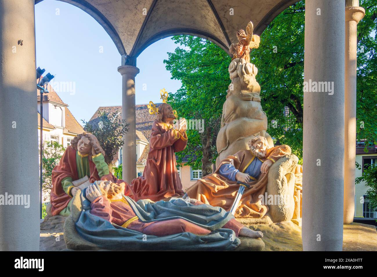 Radolfzell am Bodensee: Ölberg group at church Münster Radolfzell in ...
