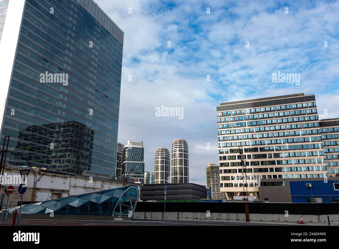 Bratislava, Slovakia - February 14, 2024: Modern architecture of the ...