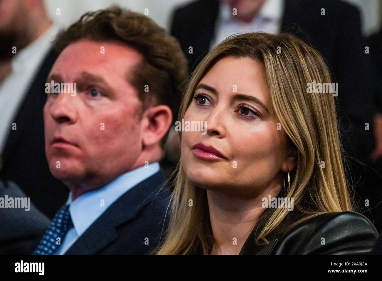 London, UK. 3rd June, 2024. Holly Valance shows her support - Nigel ...