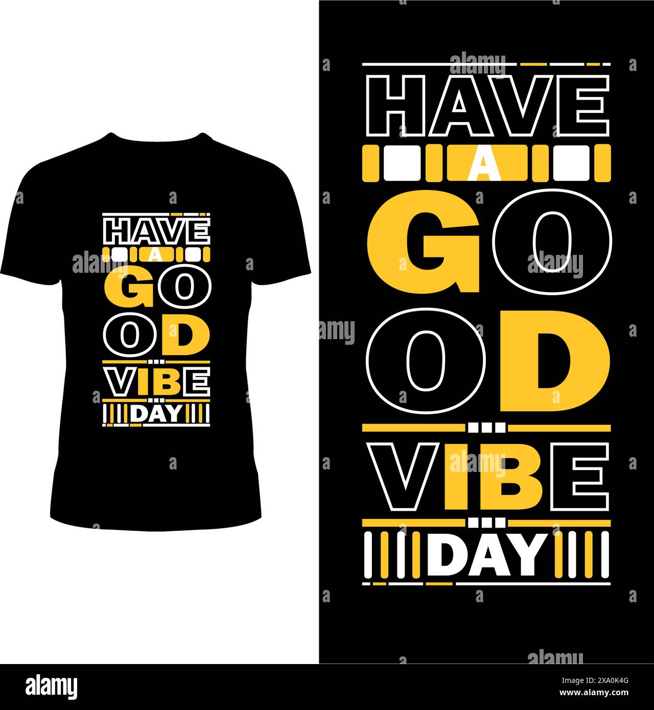 Have a Good vibe day, typography motivational t-shirt design Stock ...