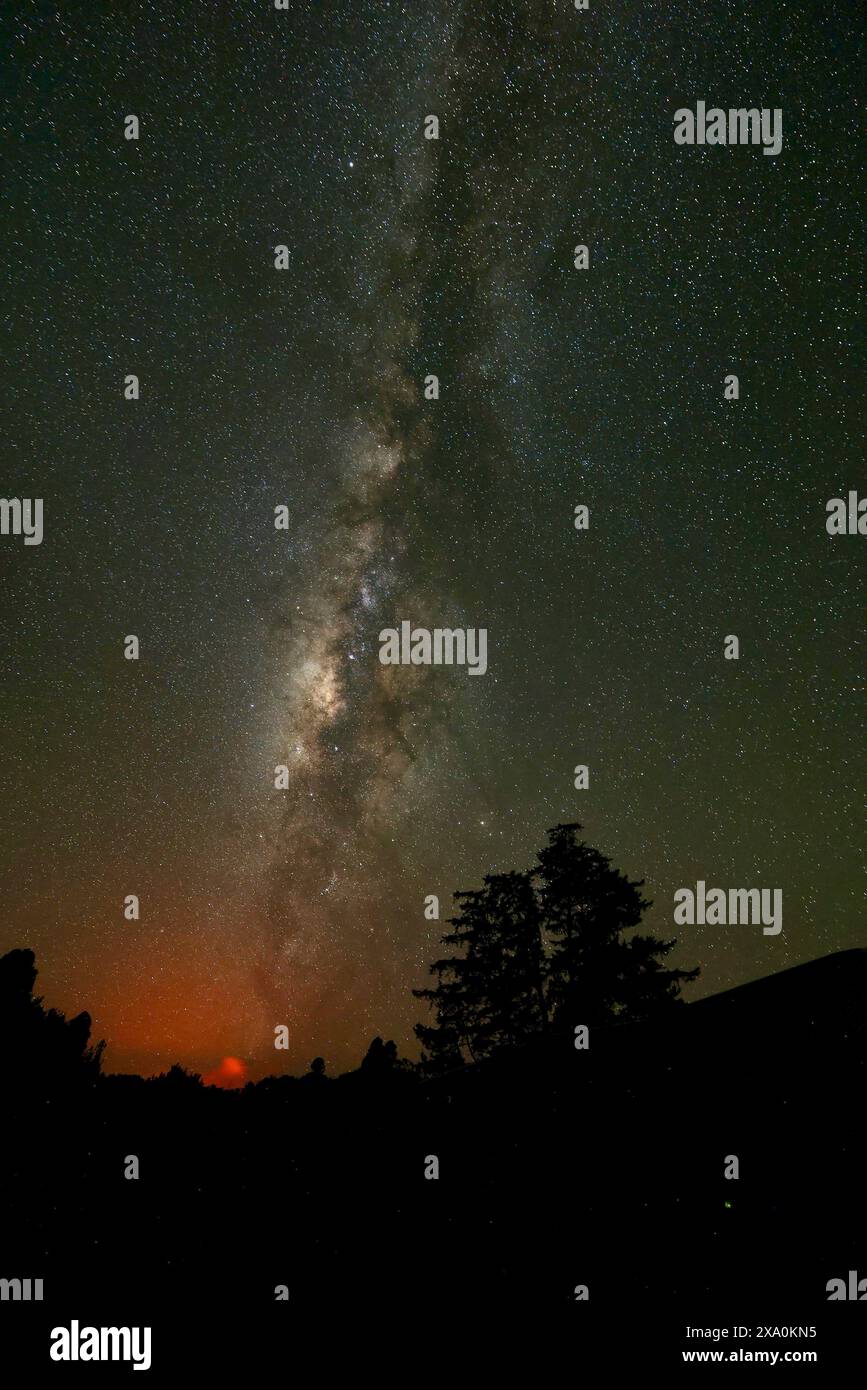 Kilauea, United States. 03rd June, 2024. A long exposure showing the ...