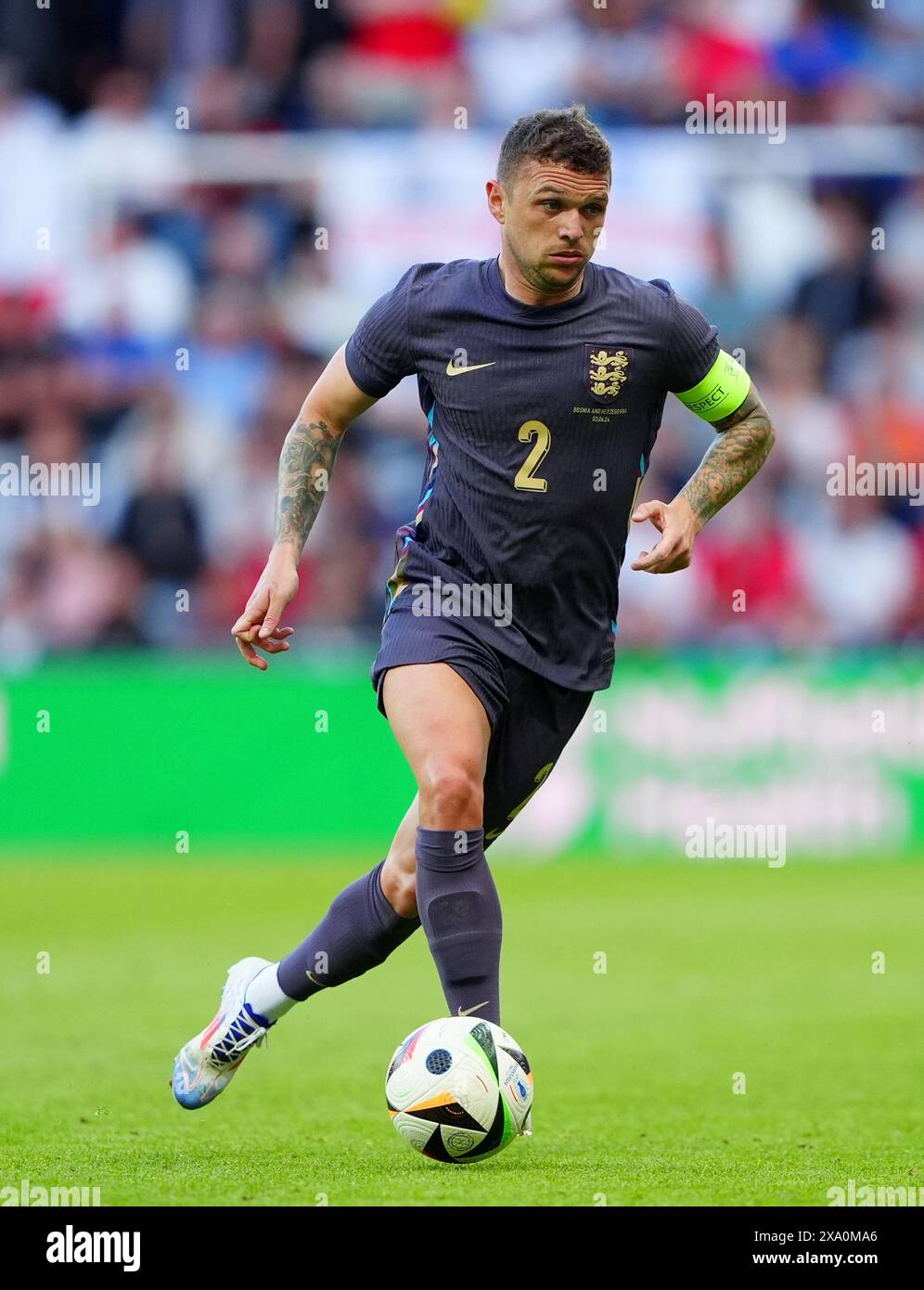 England's Kieran Trippier during a international friendly at St. James ... England's Kieran Trippier during a international friendly at St. James ...