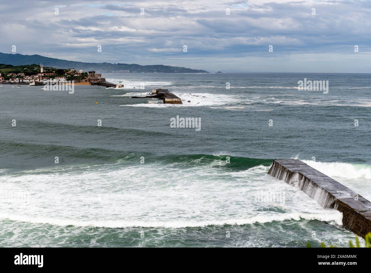 Ciboure and Socoa fort fishing ports on Basque coast, famous resorts ...