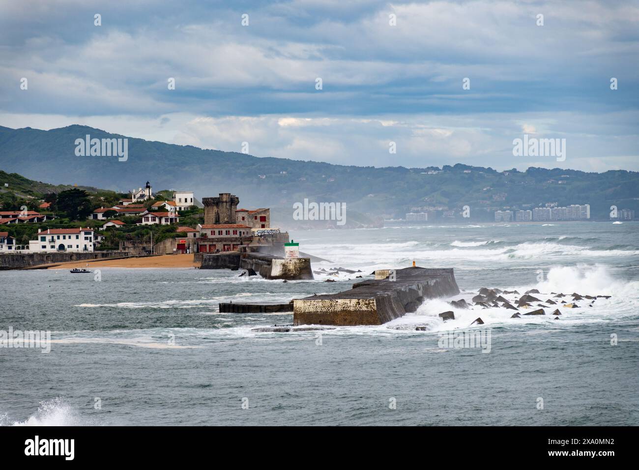 Ciboure and Socoa fort fishing ports on Basque coast, famous resorts ...