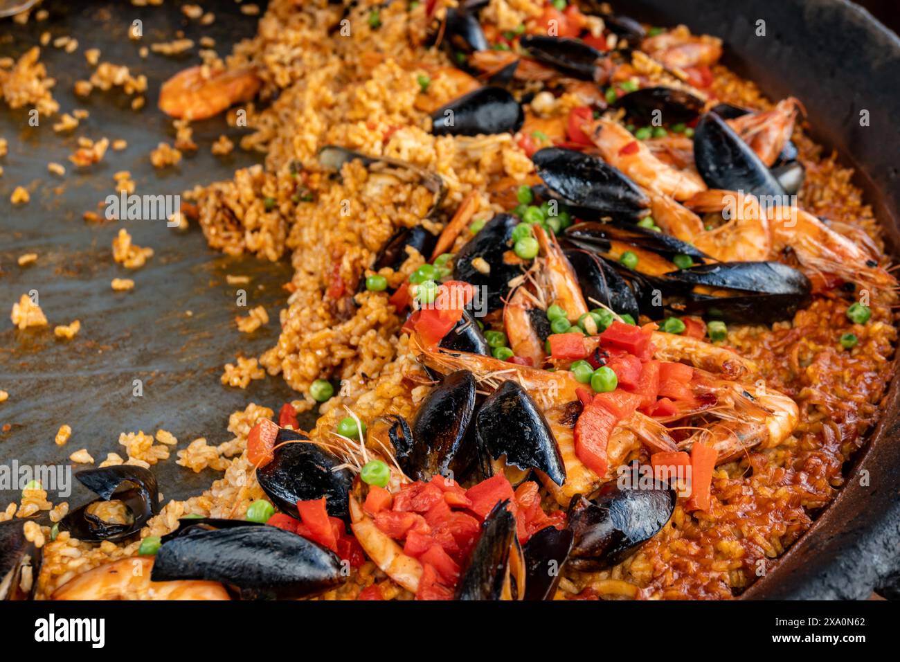 Street food in London, food court on Portobello road Saturday market ...