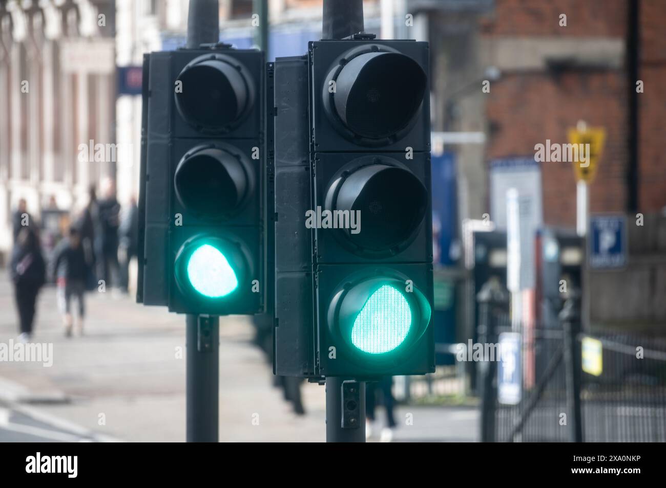 Transportation in London city, roads, road signes, street signes ...