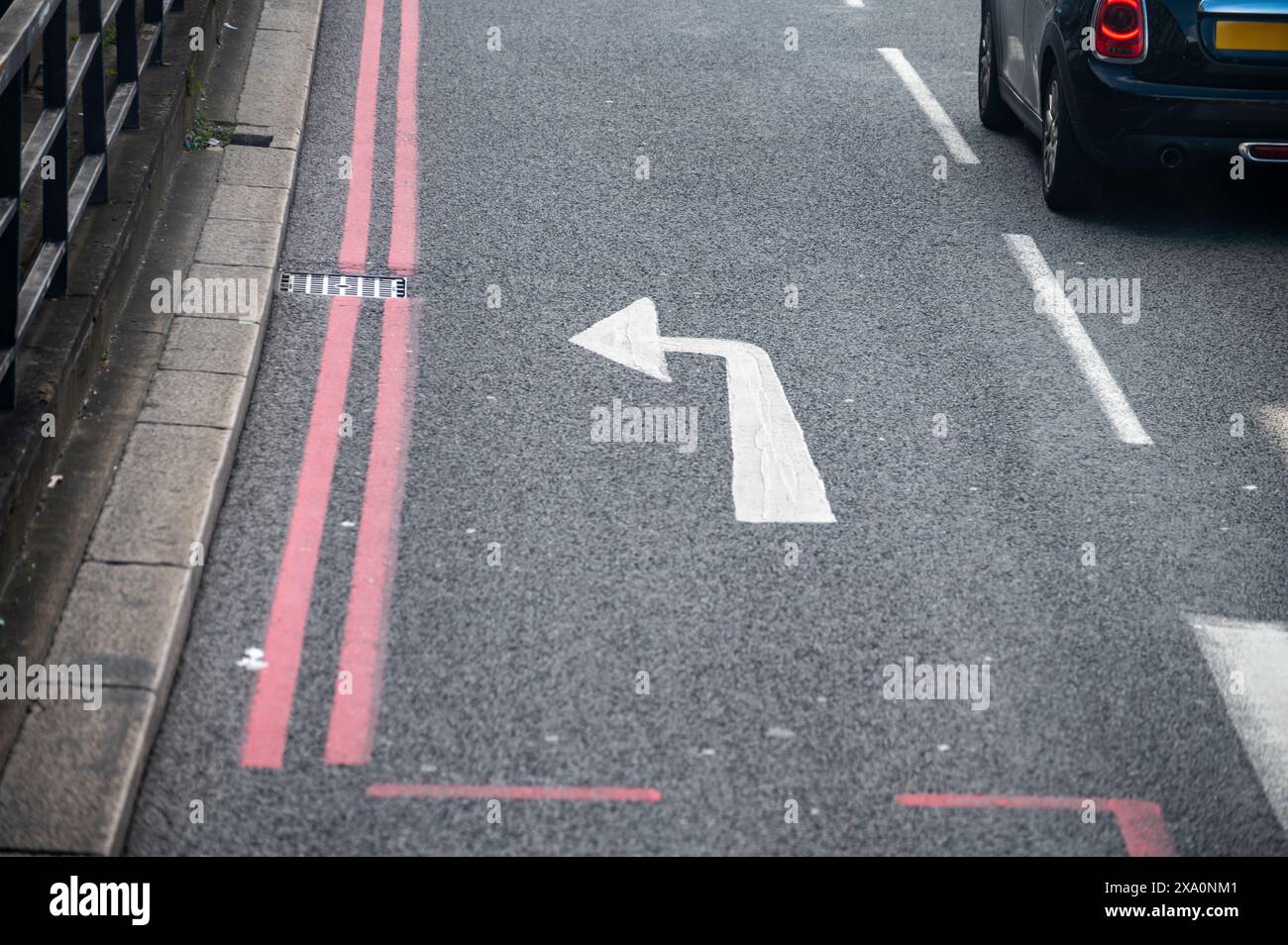 Transportation in London city, roads, road signes, street signes ...