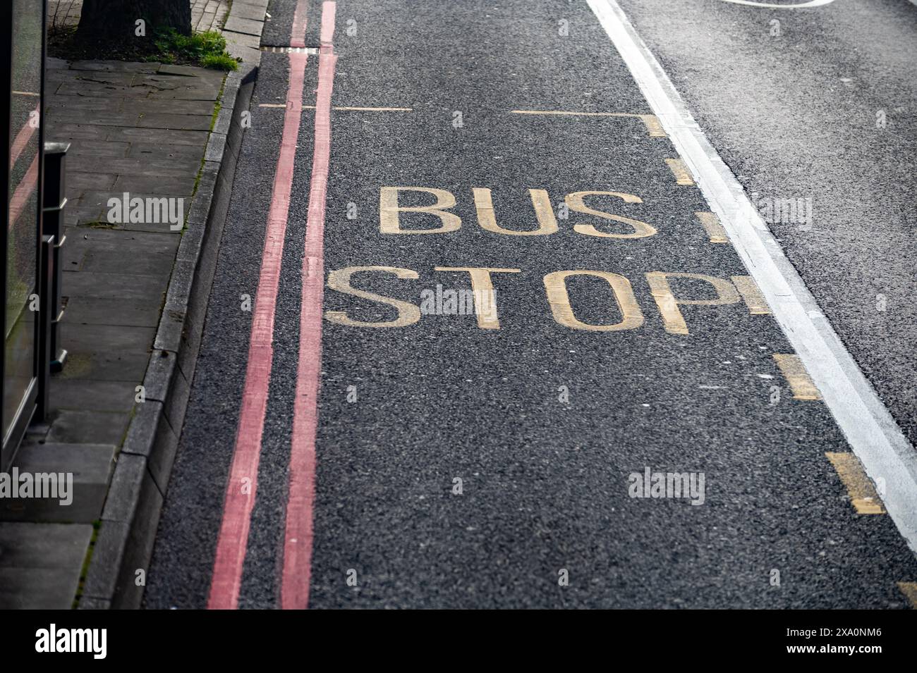 Transportation in London city, roads, road signes, street signes ...