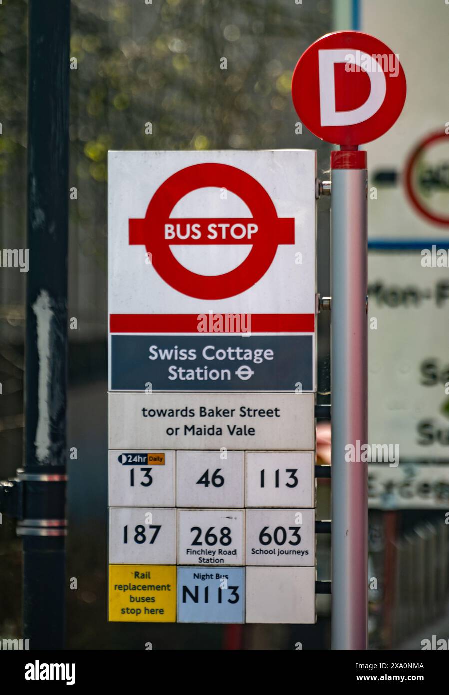 Transportation in London city, roads, road signes, street signes ...