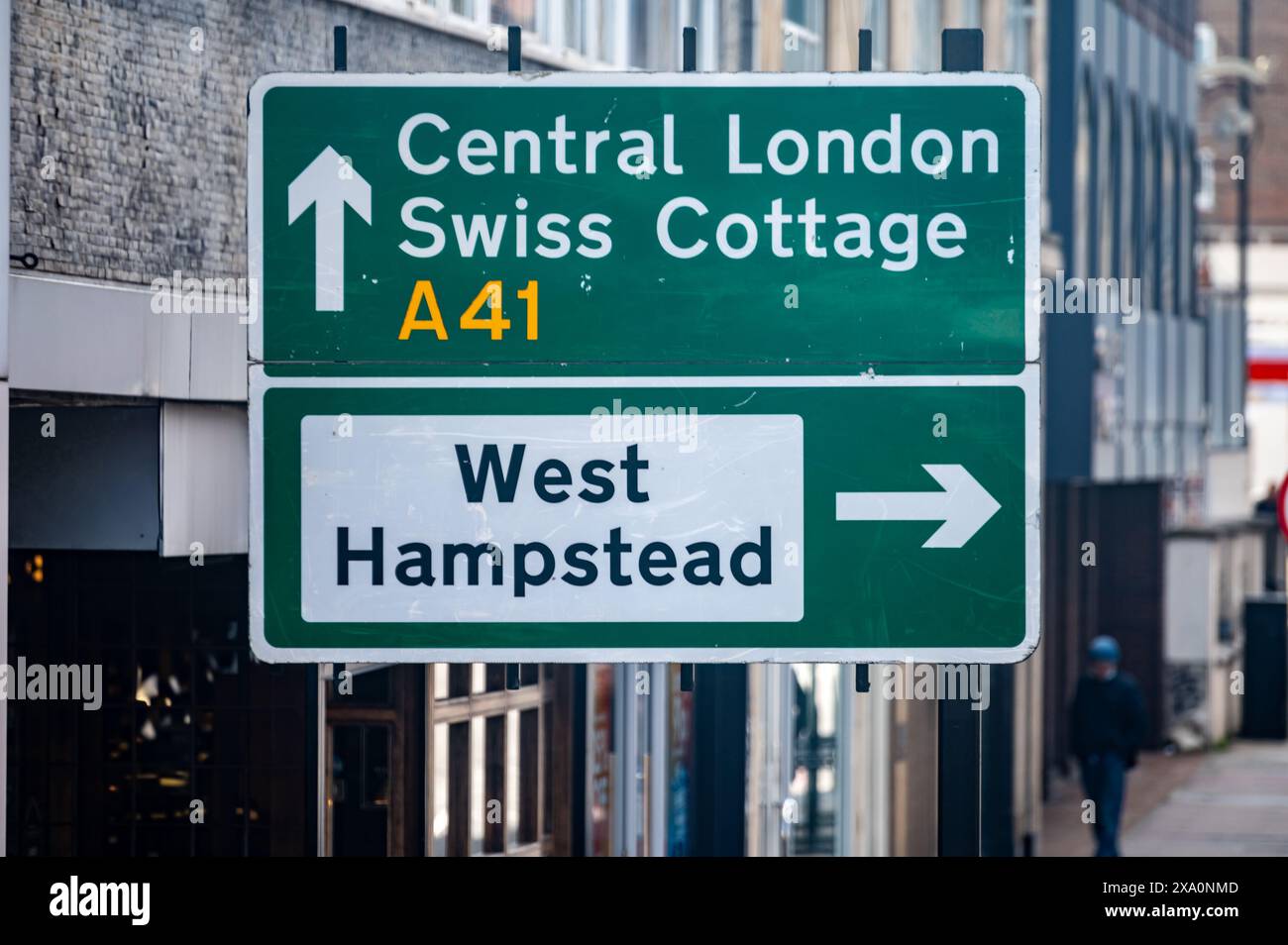 Transportation in London city, roads, road signes, street signes ...