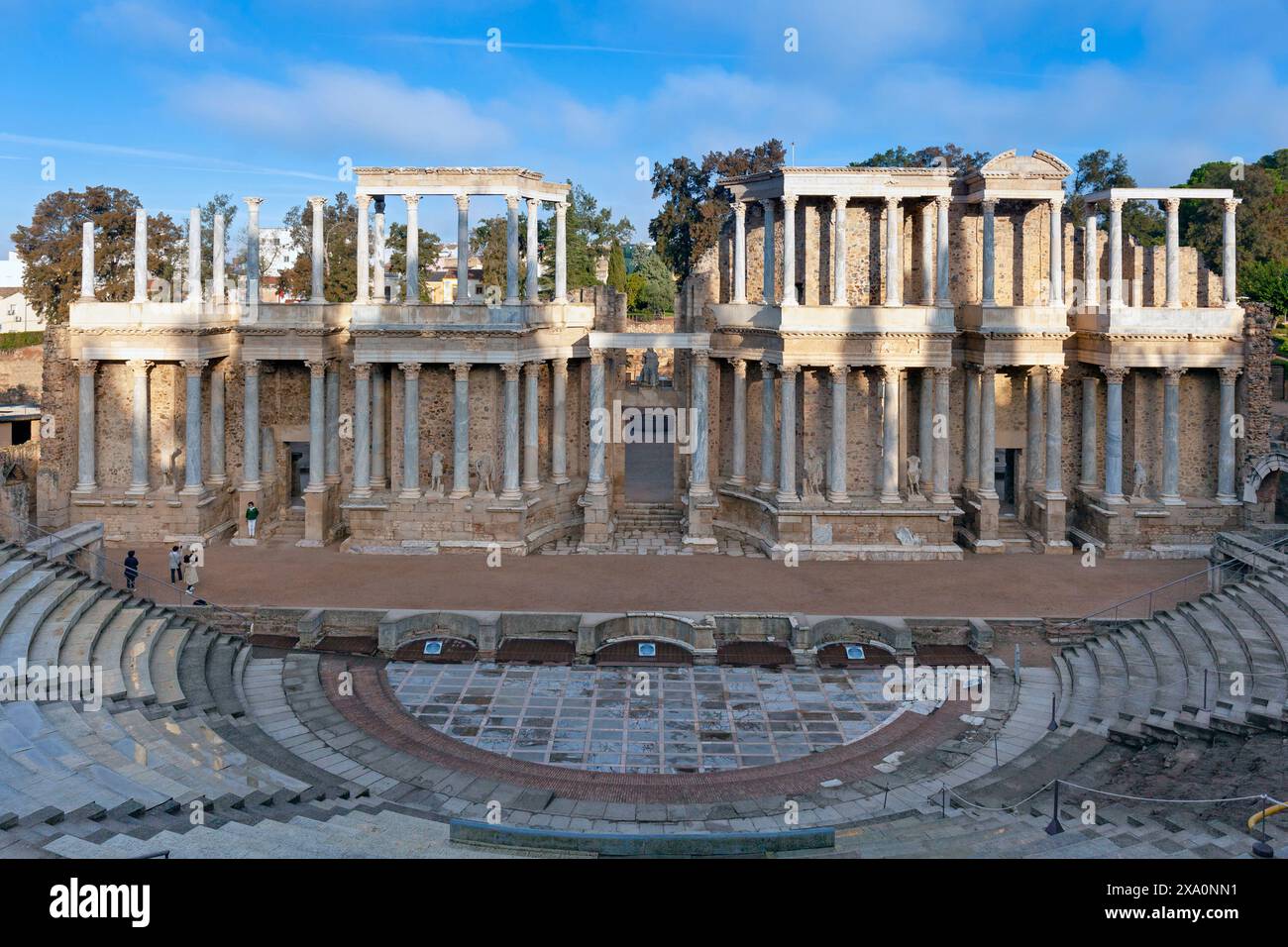 Europe, Spain, Badajoz, Merida, The Ancient Roman Theatre (Teatro ...