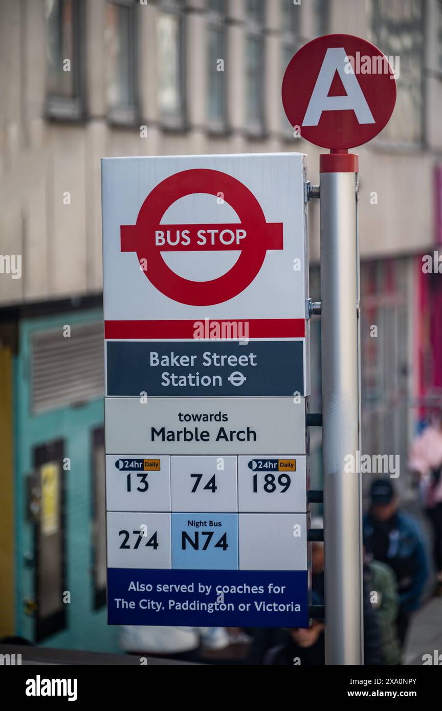 Transportation in London city, roads, road signes, street signes ...