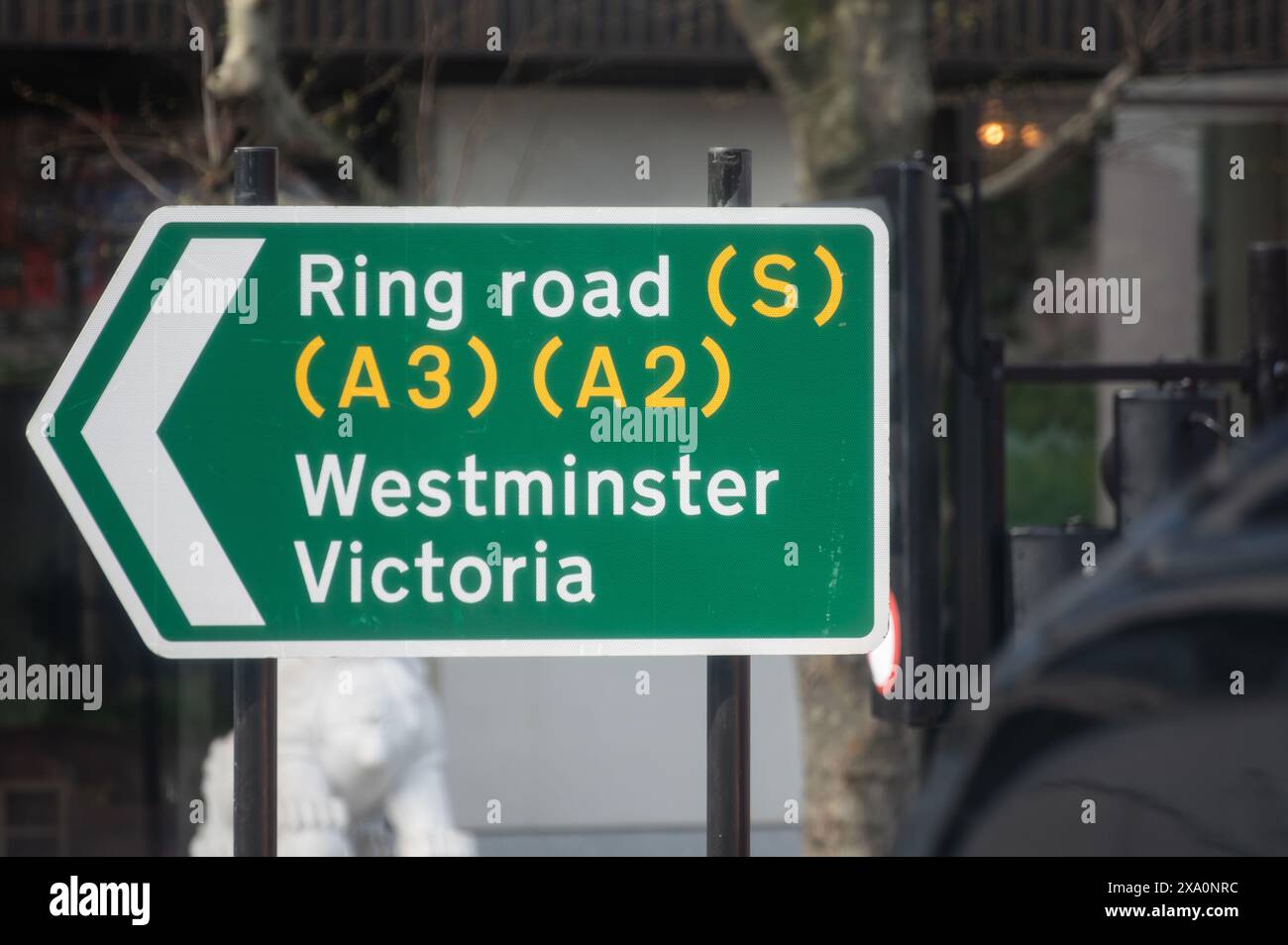 Transportation in London city, roads, road signes, street signes ...