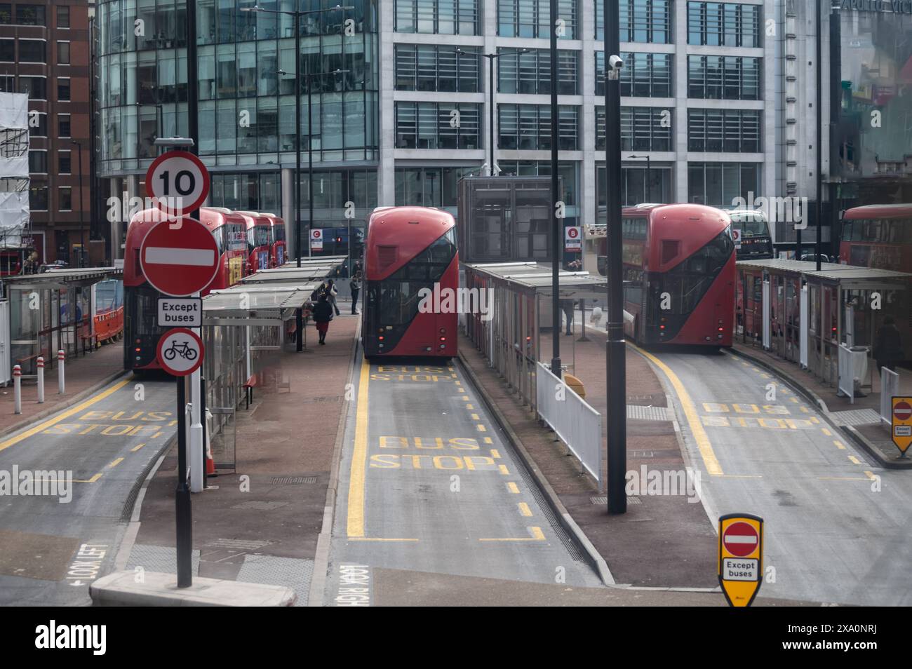 Transportation in London city, roads, road signes, street signes ...