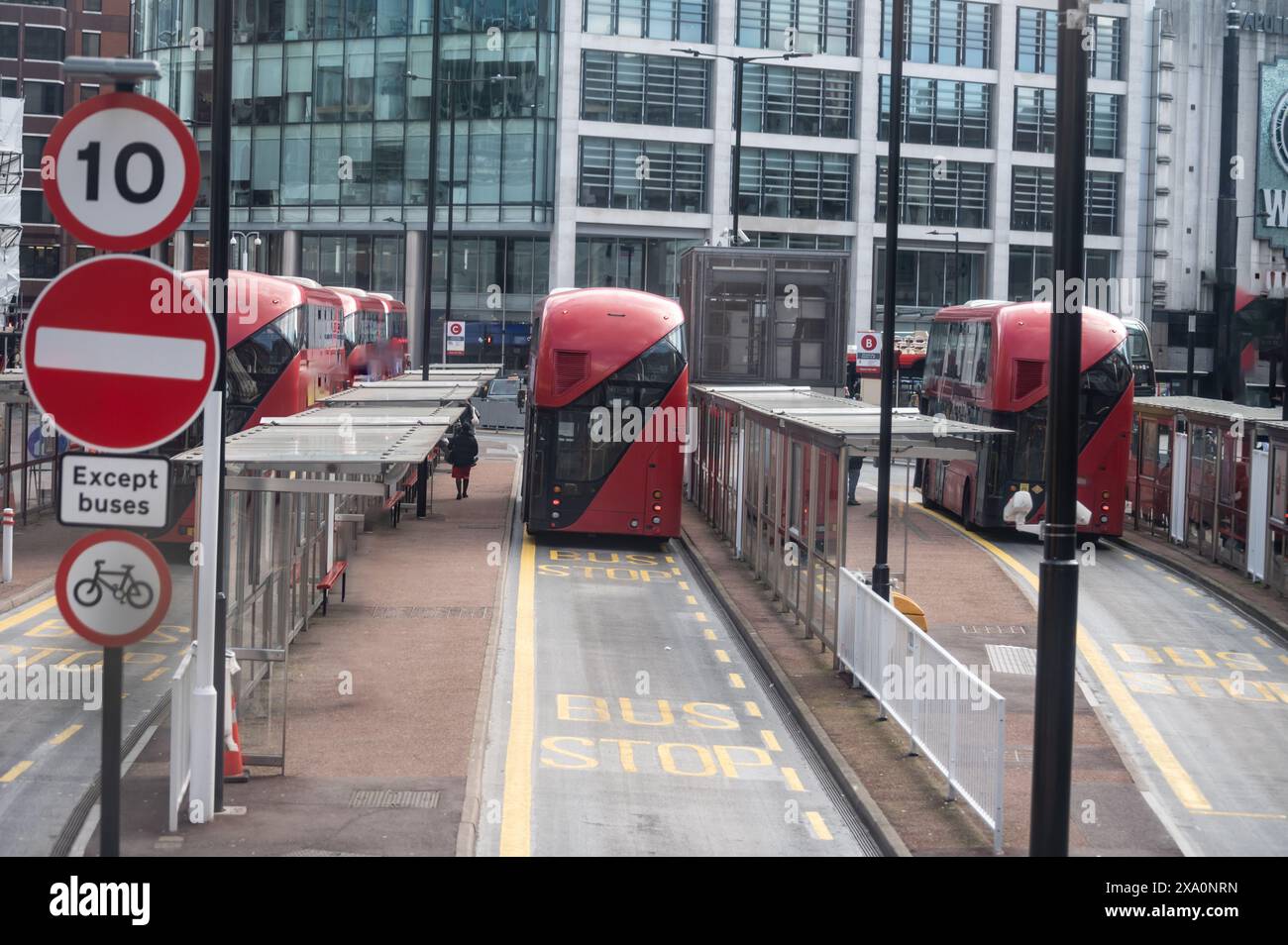 Transportation in London city, roads, road signes, street signes ...