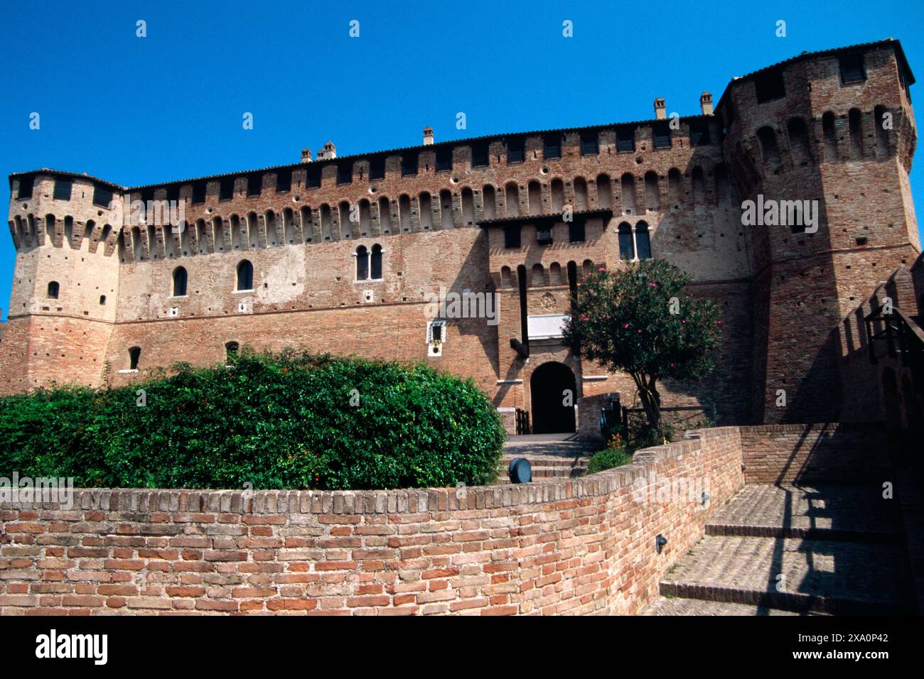 Italy, Marche, Gradara, Castle Stock Photo - Alamy