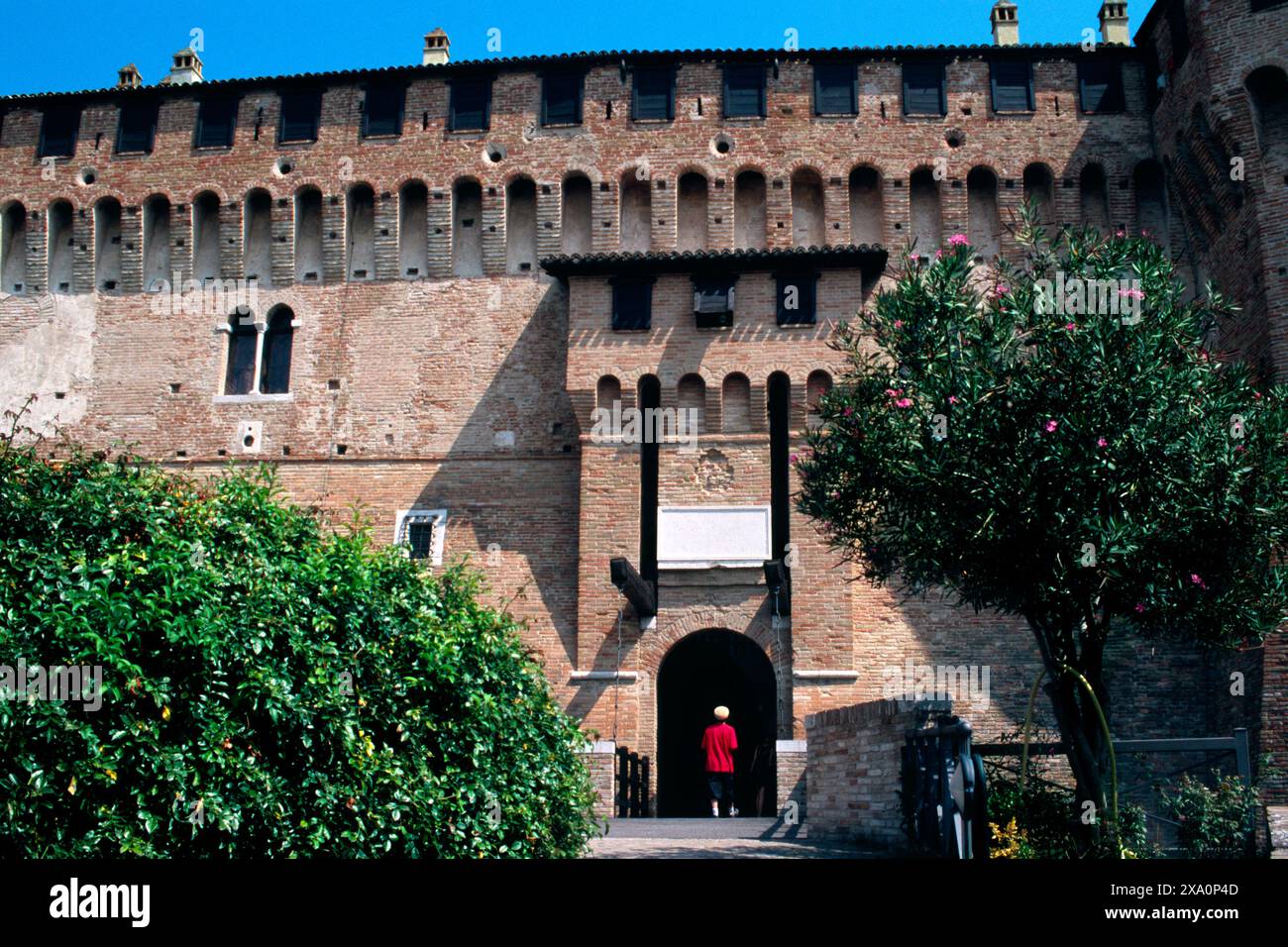 Italy, Marche, Gradara, Castle Stock Photo - Alamy