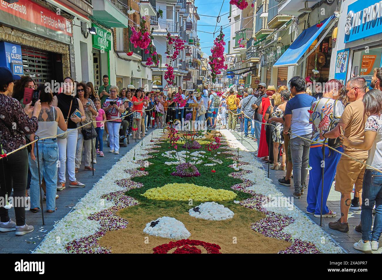 Sitges, Barcelona, Spain-June 03, 2024: Scene from the Corpus Christi ...