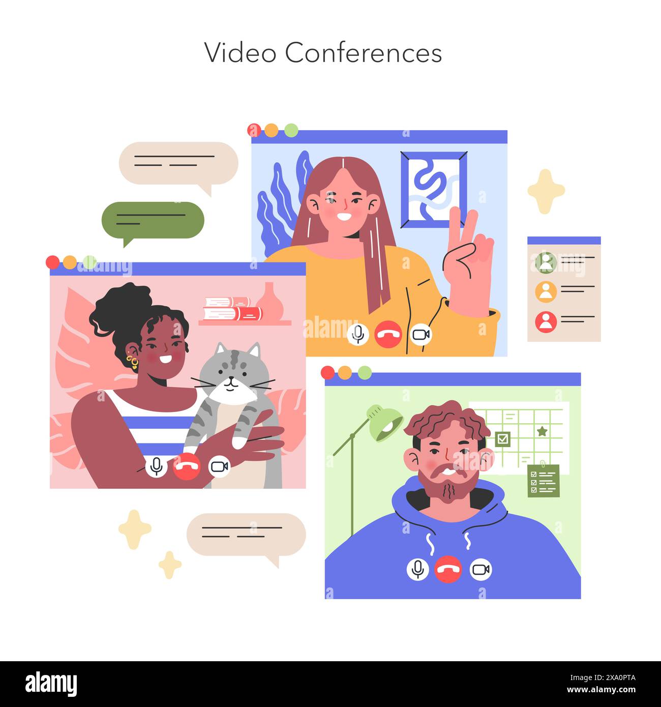 Connectivity enhancing Stock Vector Images - Alamy