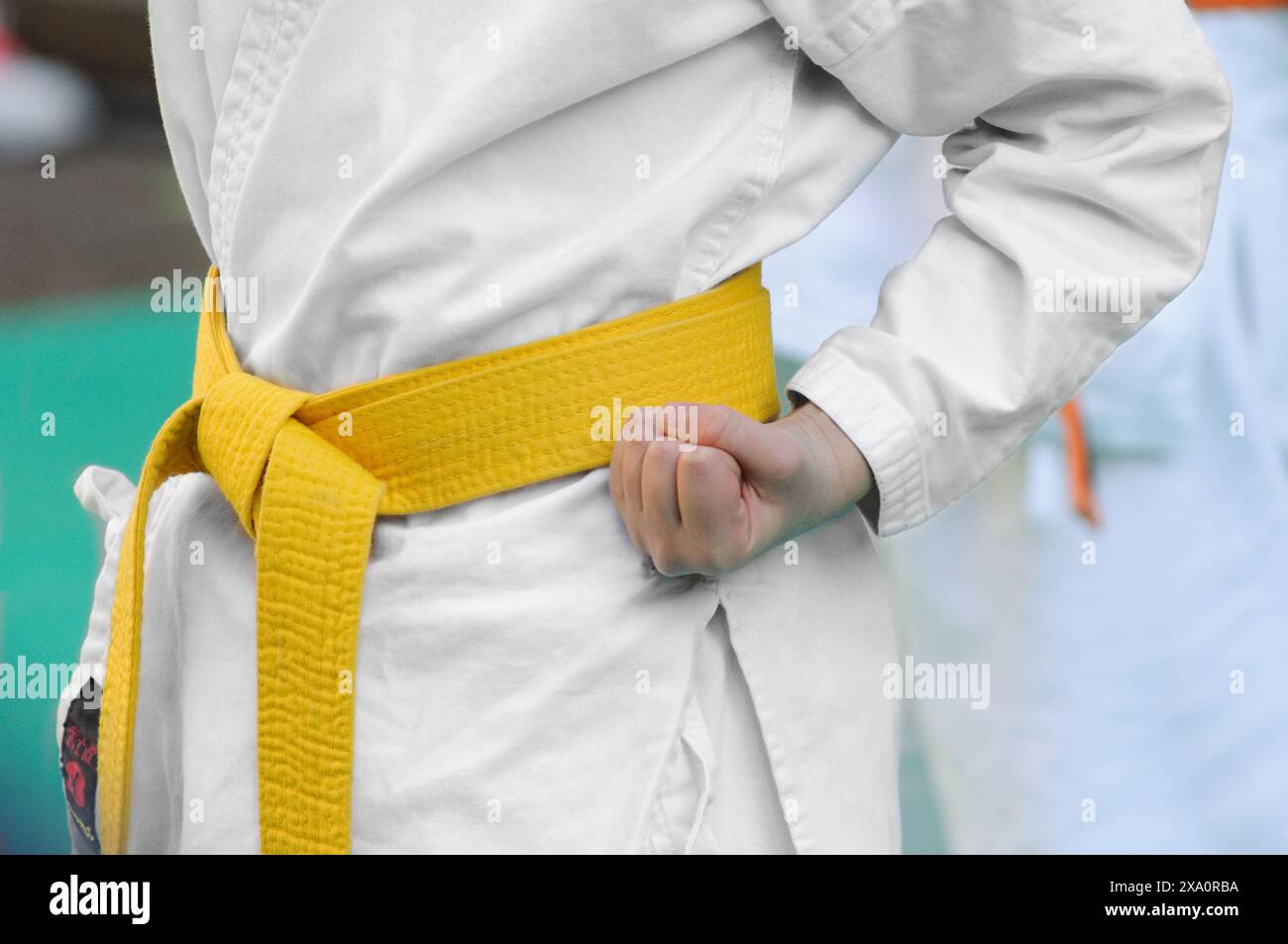 Children at Karate Class Stock Photo - Alamy