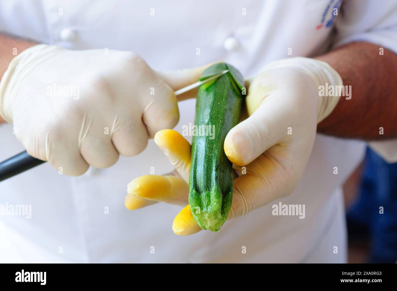 Courgette garnish hi-res stock photography and images - Alamy