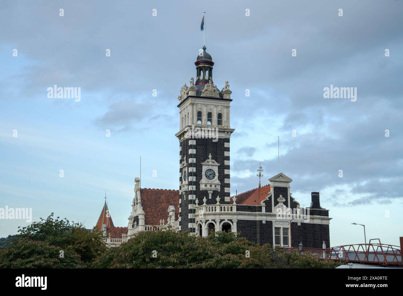 New Zealand, South Island, Otago, Dunedin Railway Station, Flemish ...