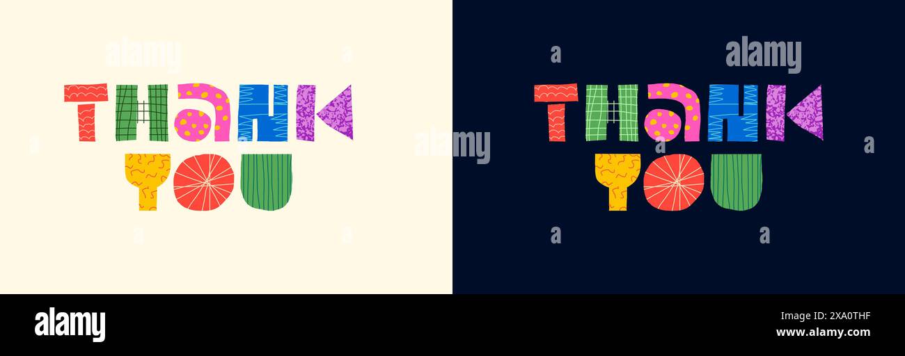 Thank symbol concept word Stock Vector Images - Alamy