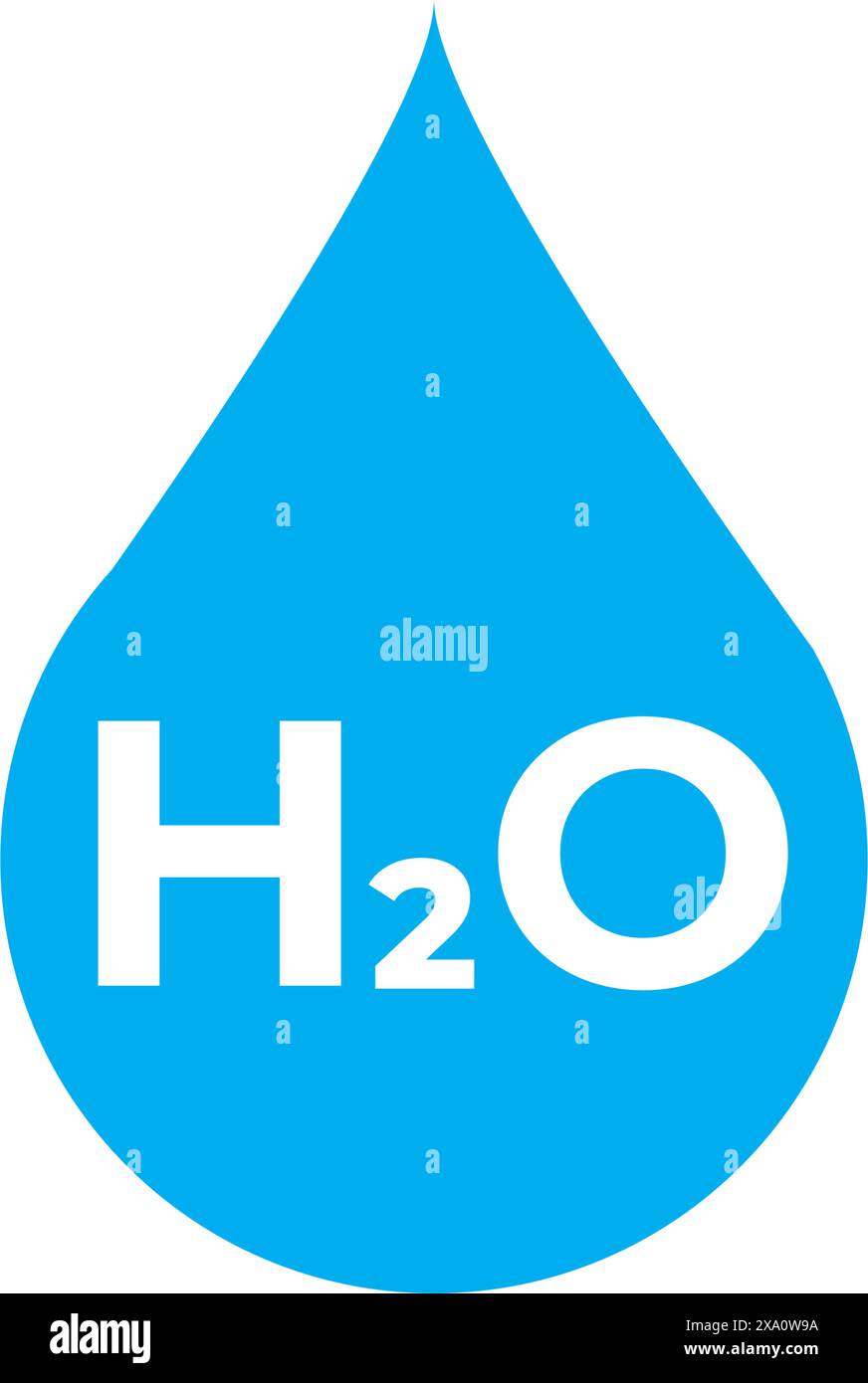 H20 structure Stock Vector Images - Alamy