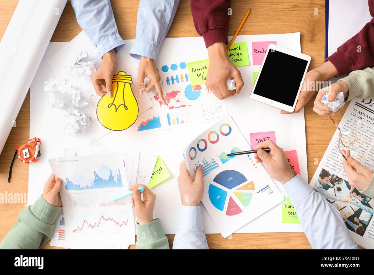 Top view diagrams charts hi-res stock photography and images - Alamy