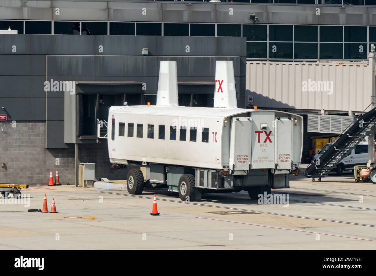 Washington DC, USA - 29 April 2024: Special passenger transfer vehicle ...