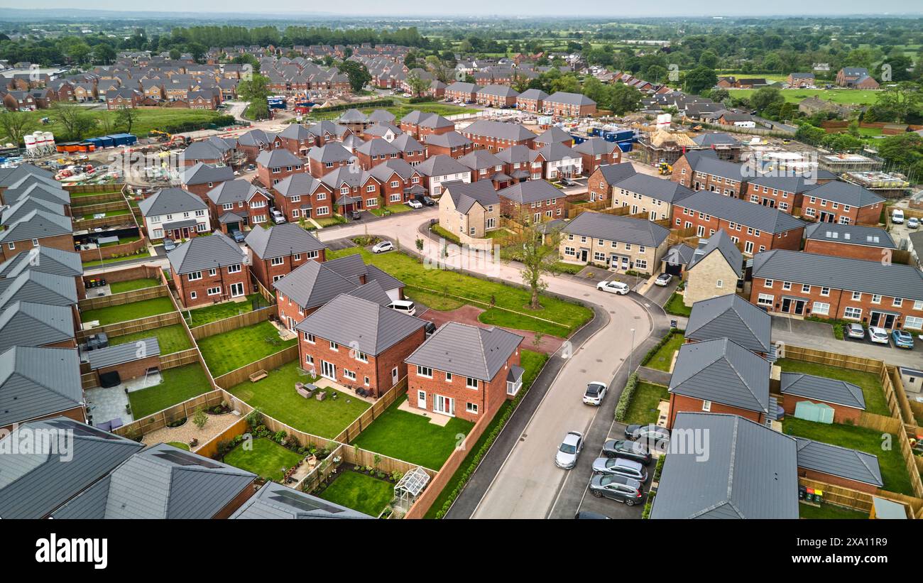 Housing Subdivisions Arial View