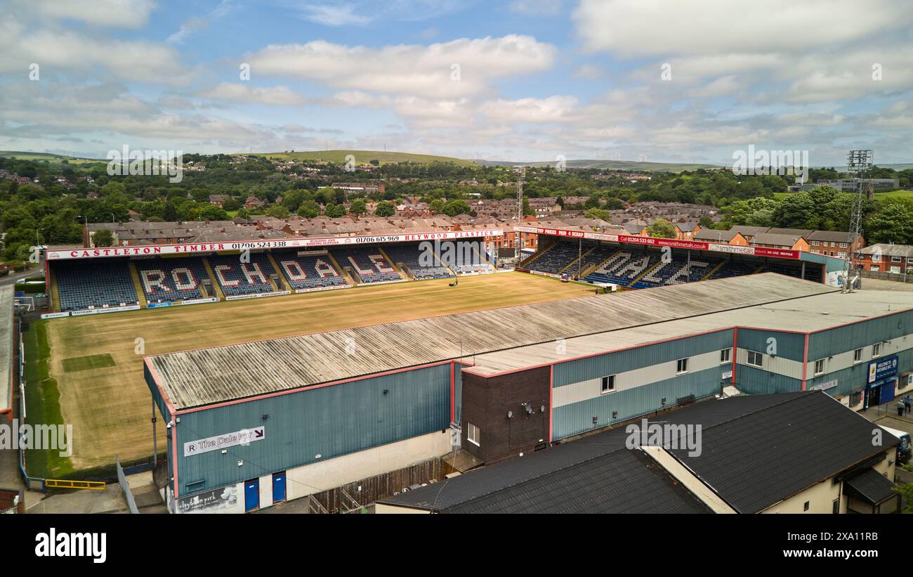 Manchester united stadium aerial hi-res stock photography and images ...